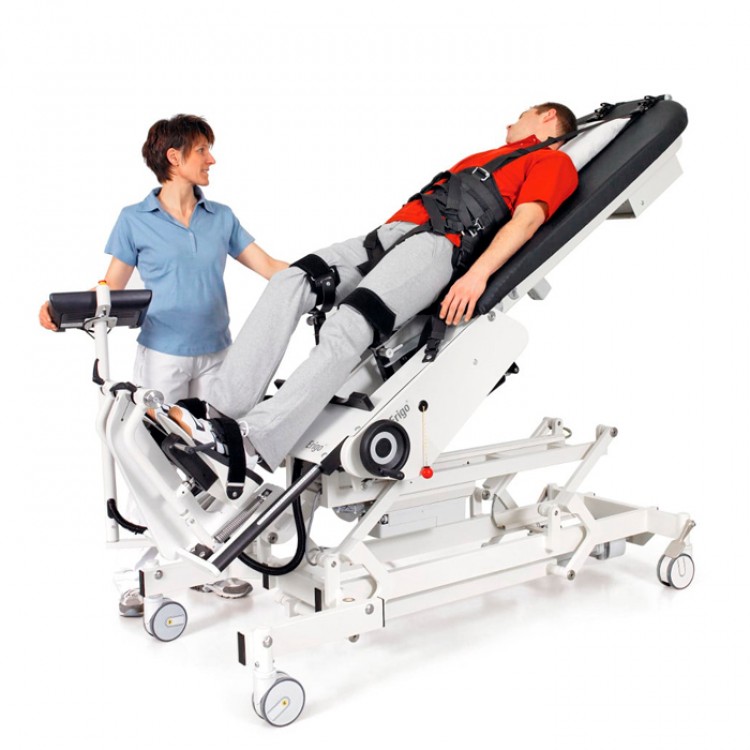 Стол-вертикализатор с роботизированным ортопедическим устройством ...